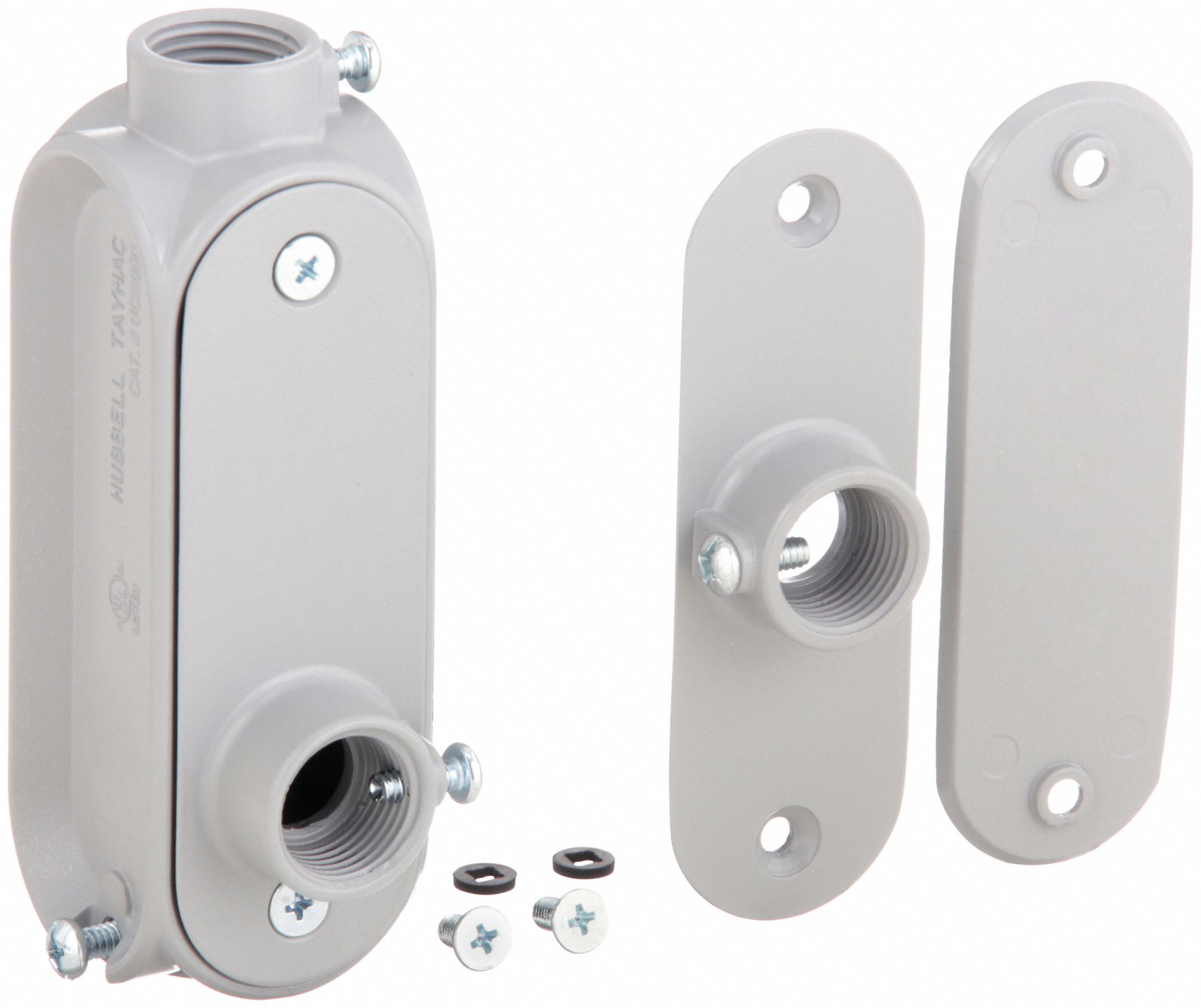 Aluminum, 1/2 in Trade Size, Conduit Outlet Body - 52NE18|UCB050 - Grainger