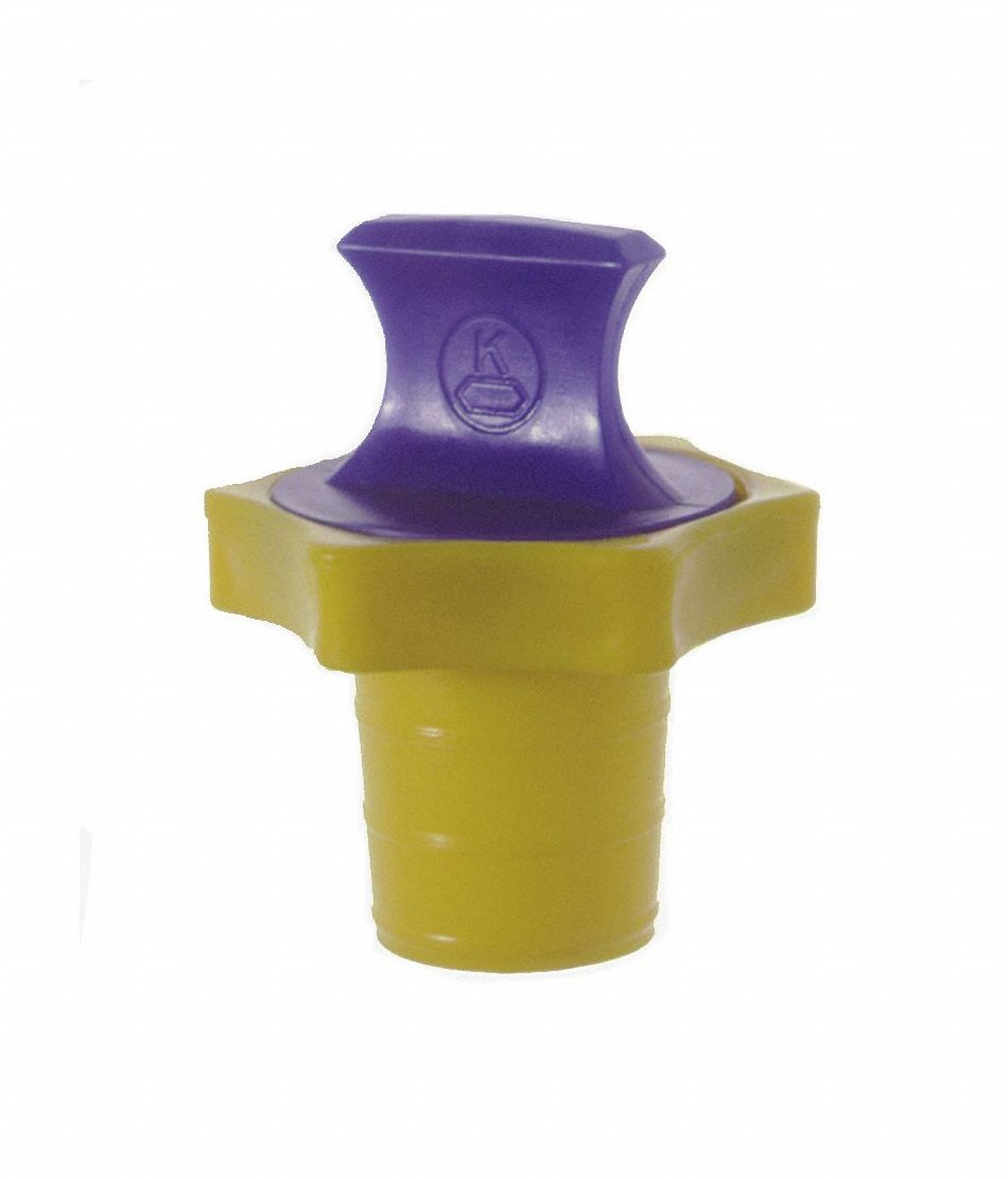 Polyethylene, 13 Stopper Size, Stopper - 52NL47|28160R-13 - Grainger