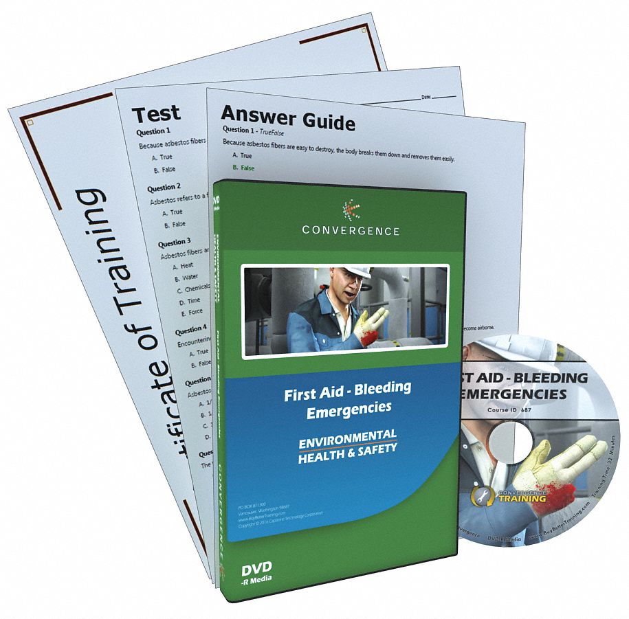 DVD, First Aid, English - Grainger