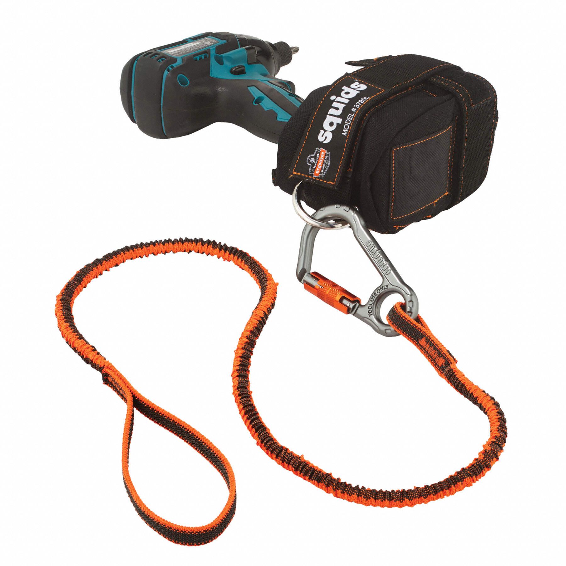 ERGODYNE Shock Absorbing Tool Lanyard: 15 lb Wt Capacity, Ergodyne ...