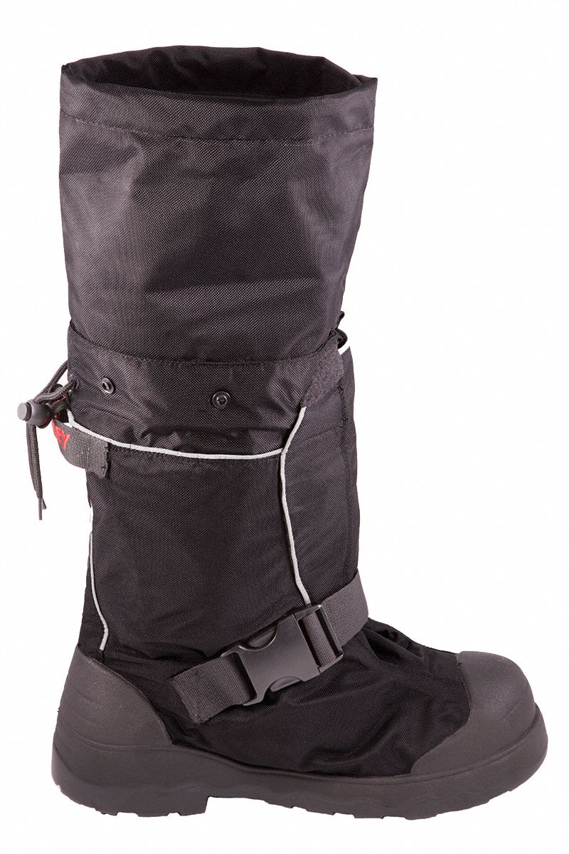 TINGLEY Winter Overboots: Knee Shoe, 20 in Boot Ht, Insulated, Black ...