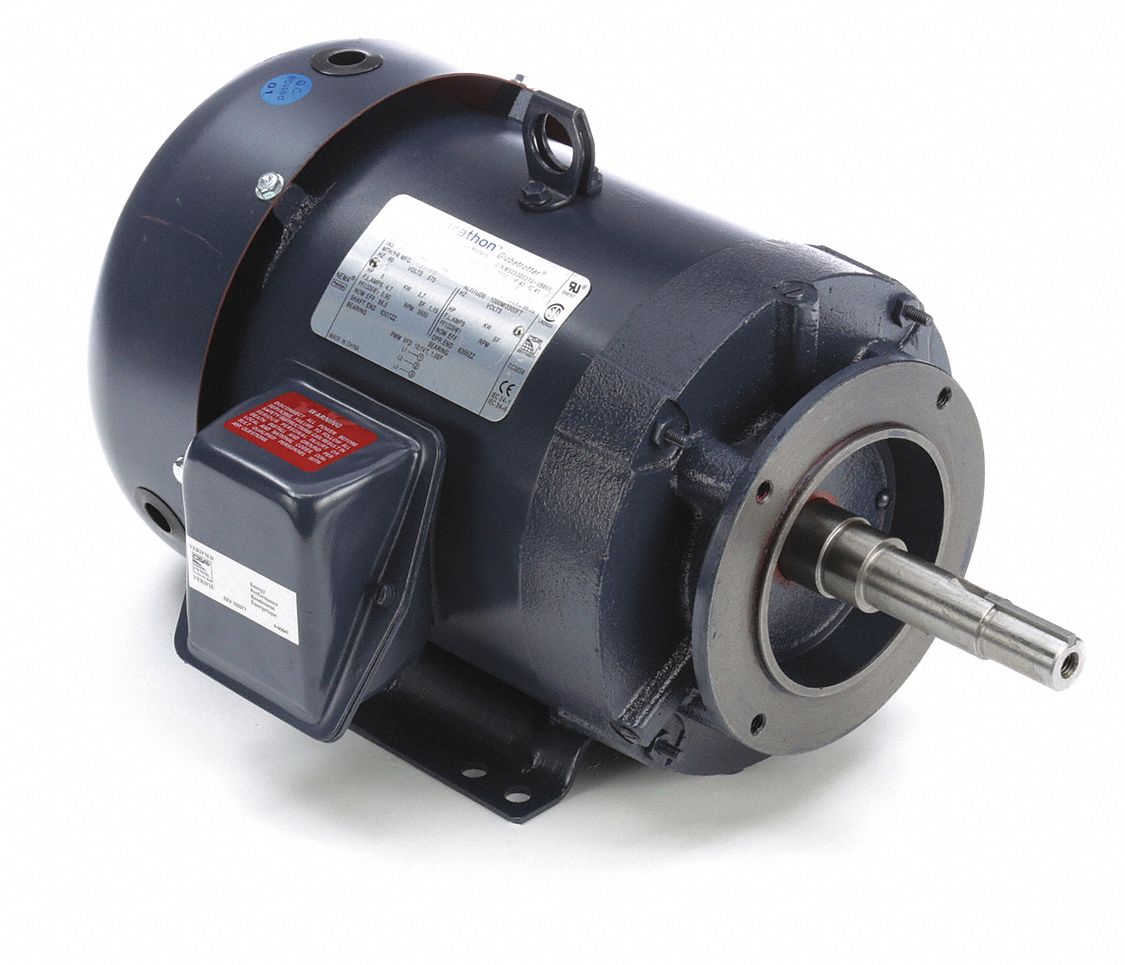 Close-Coupled Pump Motor, 5, Nameplate RPM 3535, 575, 184JM - Grainger