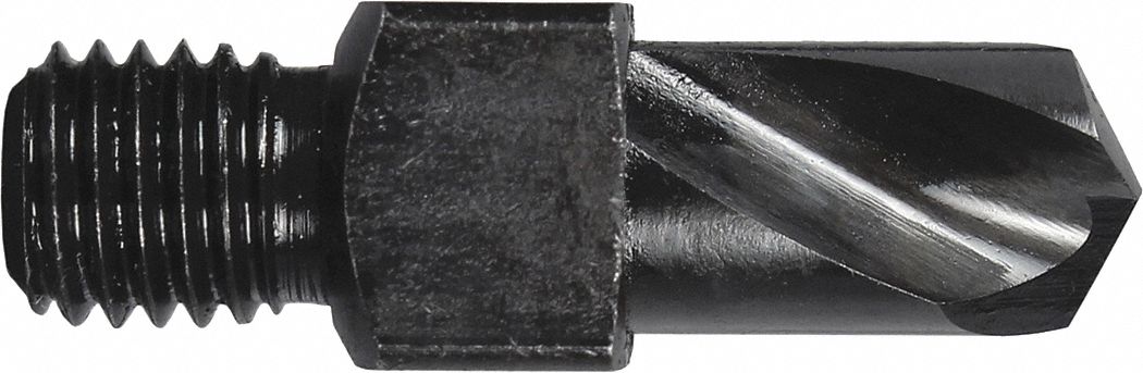 ROCKY MOUNTAIN TWIST Threaded Shank Drill Bit: #17 Drill Bit Size, 5/16 ...