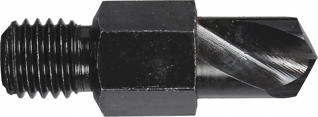 ROCKY MOUNTAIN TWIST Threaded Shank Drill Bit: #36 Drill Bit Size, 5/16 ...