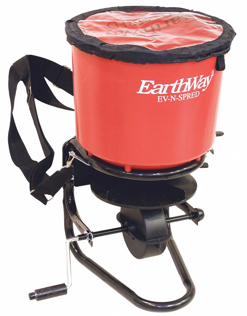 EV-N-SPRED Handheld Broadcast Spreader, Hand Crank - 52NY94|3100 - Grainger