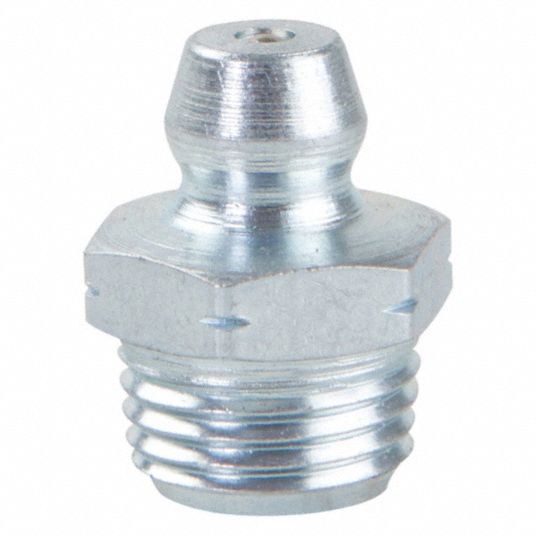 Thread Forming Fitting, 1/8"-27 Thread Size, Grease Fitting - 52NZ32 ...