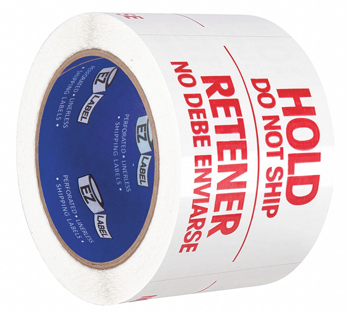 EZLABEL Instructional Handling Label, Primary Label Subject Care ...