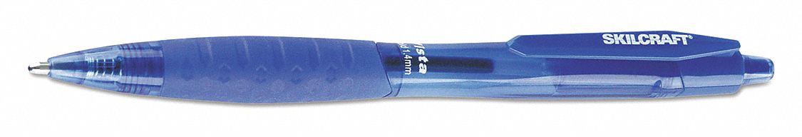 ABILITY ONE, Skilcraft® Vista Bold, Blue, Pen Set - 52RW58|7520-01-645 ...