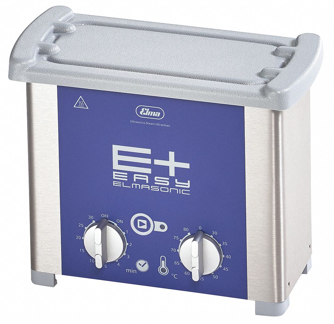 ELMA ULTRASONICS, 0.25 gal Tank Capacity, 3 1/4 in Tank Dp, Ultrasonic ...