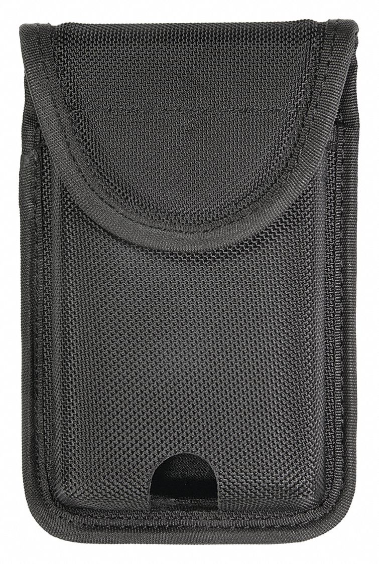 HEROS PRIDE, Black, Nylon, Phone/Radio Pouch - 52RY74|1045E - Grainger
