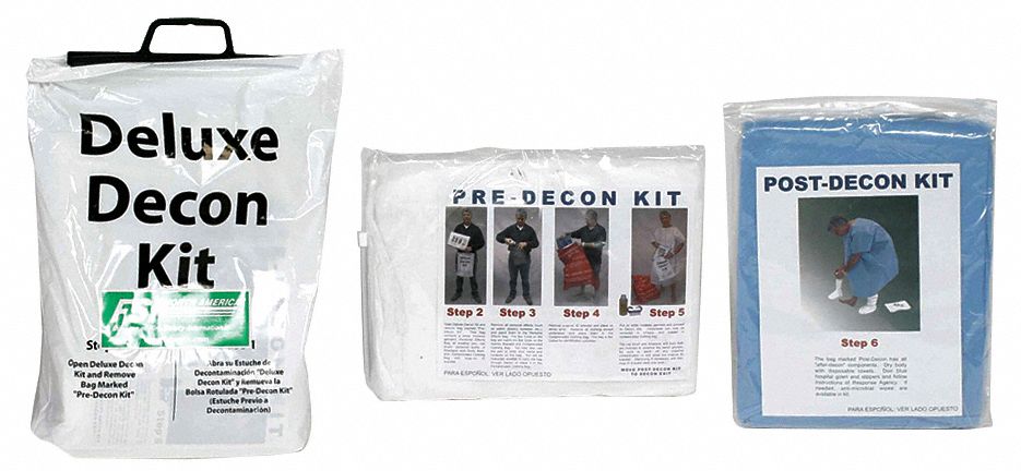FSI, Decontamination Kits, Adult Garment Size, Decontamination Kit ...