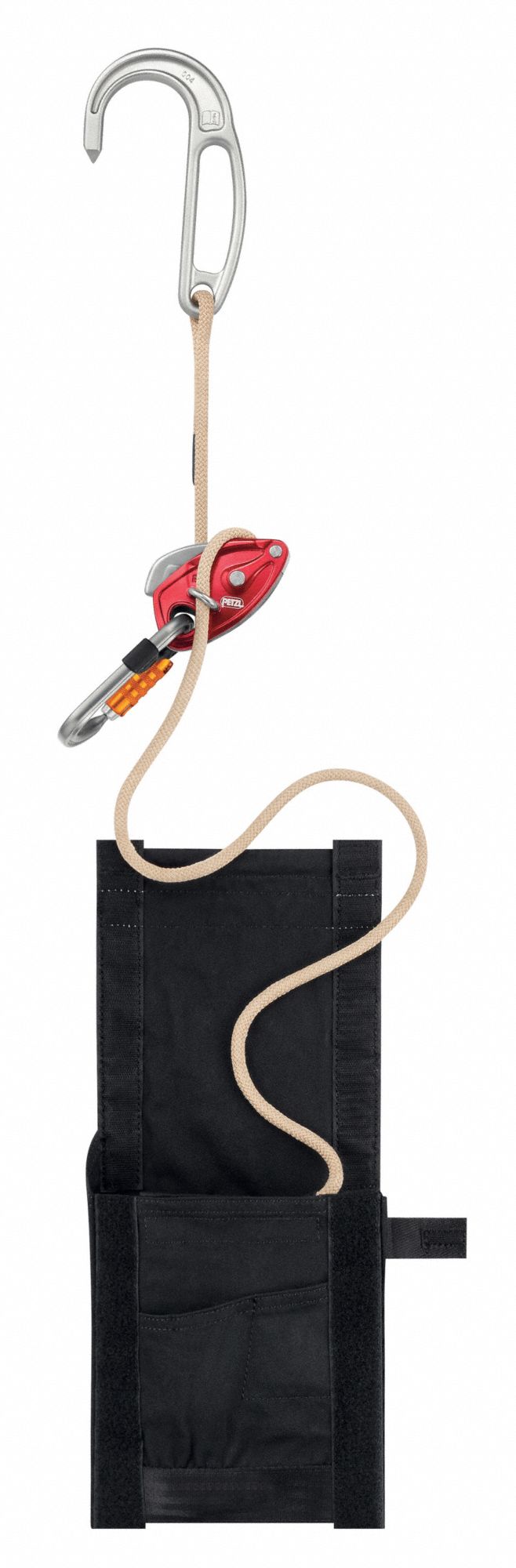 PETZL Escape Kit, 49 ft. L, Capacity 300 lb. - 52TD19|D30AB 015 - Grainger