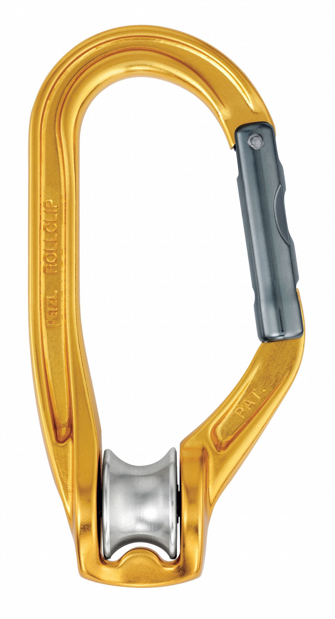 PETZL Carabiner Pulley, For Use With Directionals, Pulley, Aluminum ...