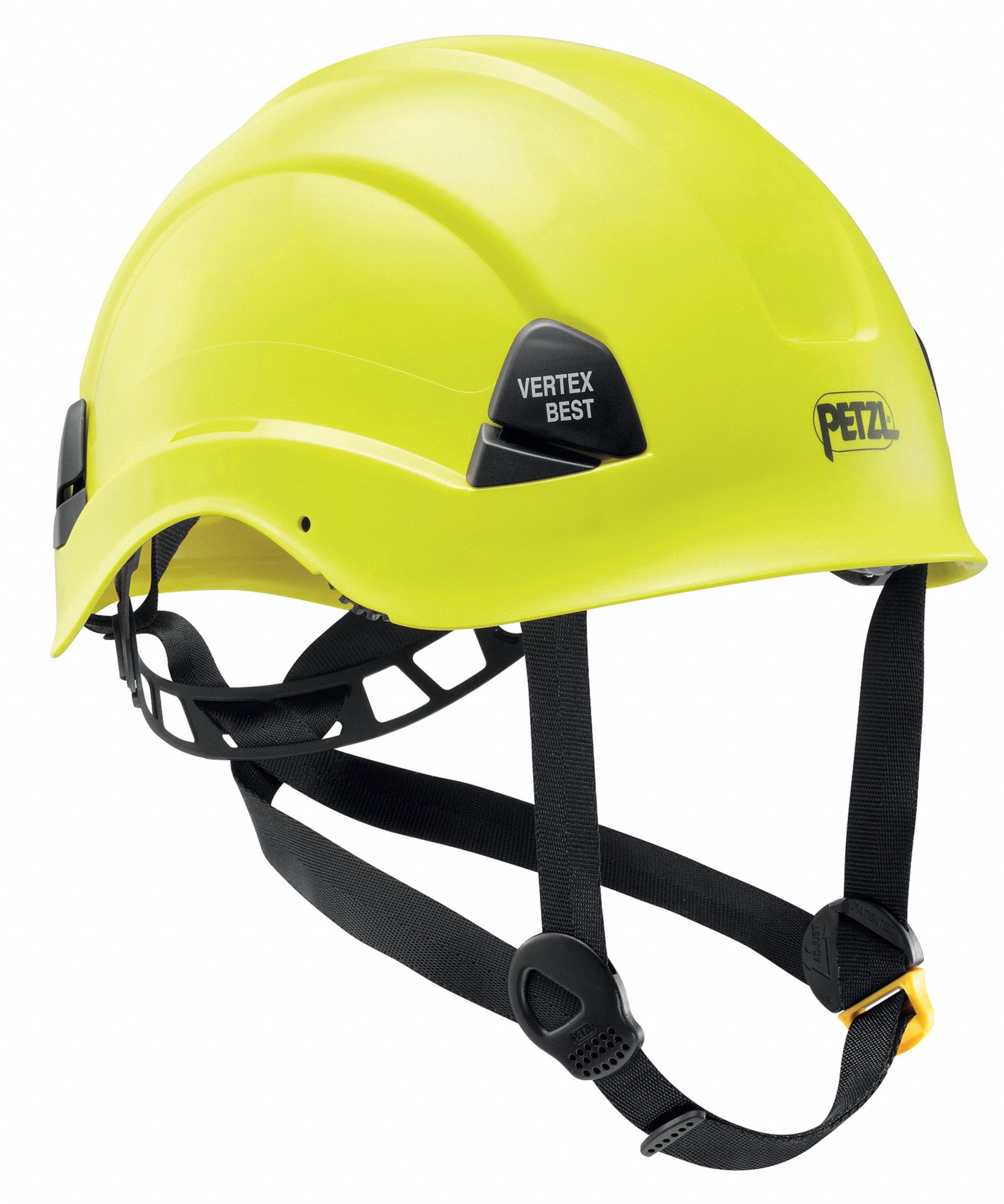 Hi-Visibility Yellow Rescue Helmet, Shell Material: ABS, 6-Point ...