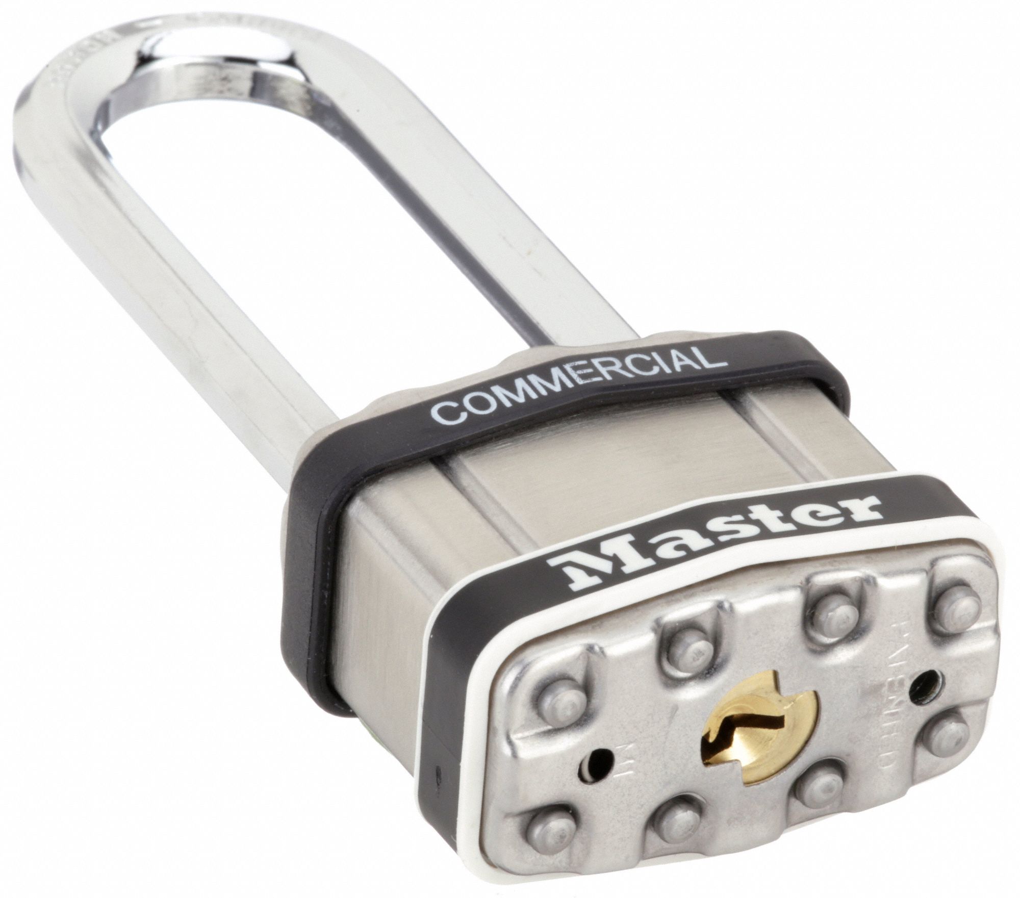 MASTER LOCK Padlock: 2 1/2 in Vertical Shackle Clearance, 13/16 in ...