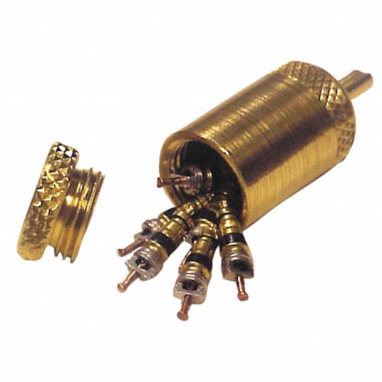 ROBINAIR, Valve Core Removal/Insertion, Brass, Valve Core Tool Kit ...