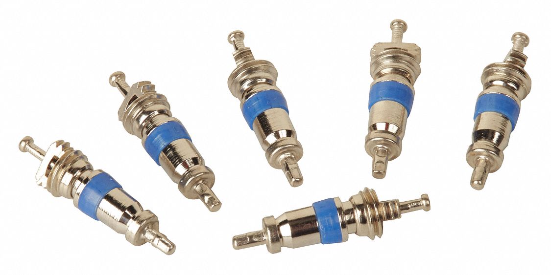 ROBINAIR, Metal, 6 Pieces, Valve Core - 52VN85|40352 - Grainger