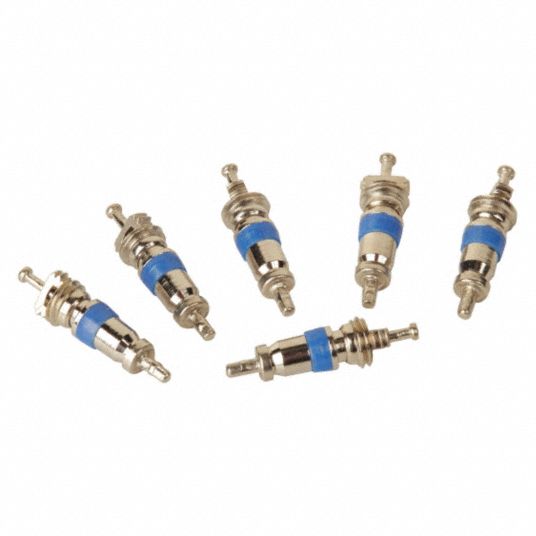 ROBINAIR, Metal, 6 Pieces, Valve Core - 52VN85|40352 - Grainger