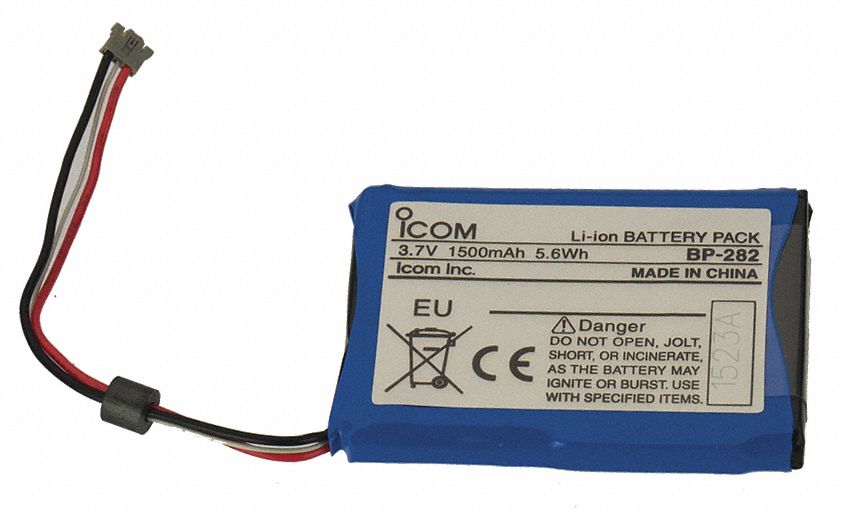 ICOM, Fits Icom, For M25 Series, Radio Battery - 52VU88|BP282N - Grainger