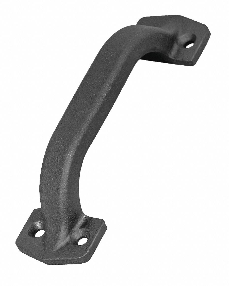 LEATHERNECK Pull Handle, Barn Door, Cast Iron, Powder Coated, 10 in ...