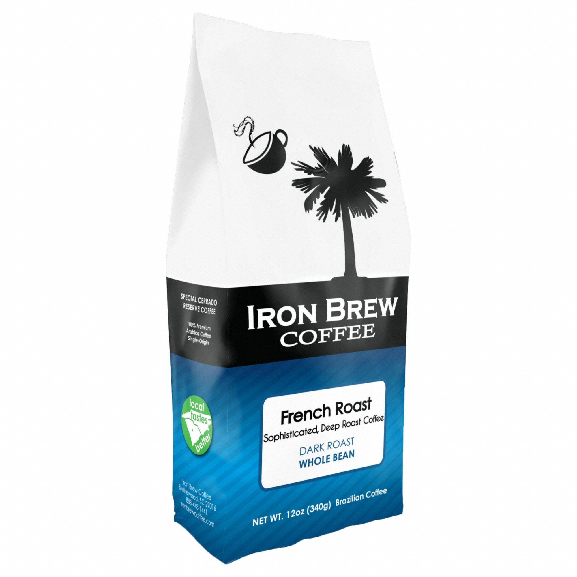 Iron Brew French Roast Bag Beverage Pack Coffee 52wr53b 12frwb Grainger