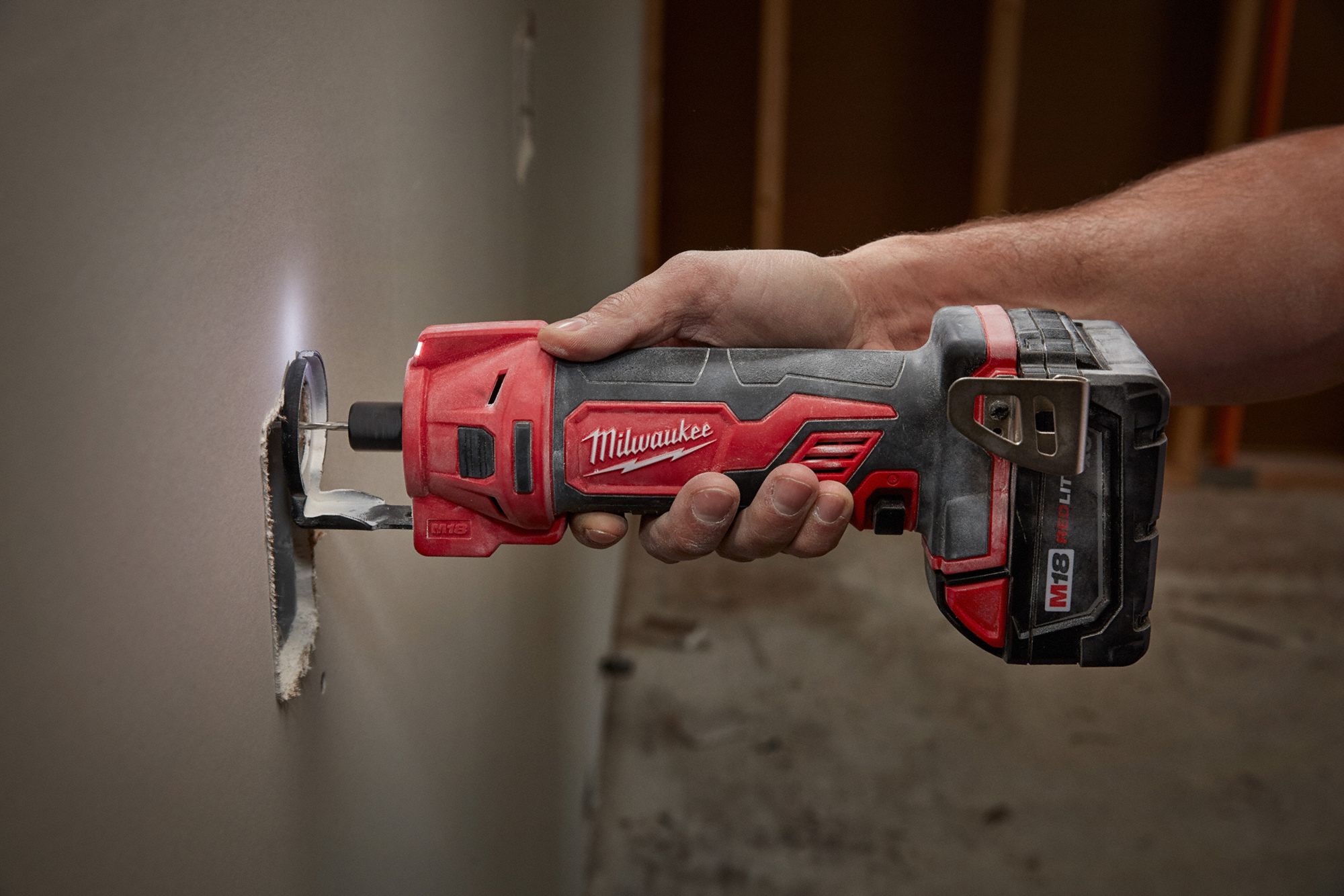 MILWAUKEE Cut-Out Tool: 28,000 RPM Max. Speed, 1/8 in_1/4 in Collet ...