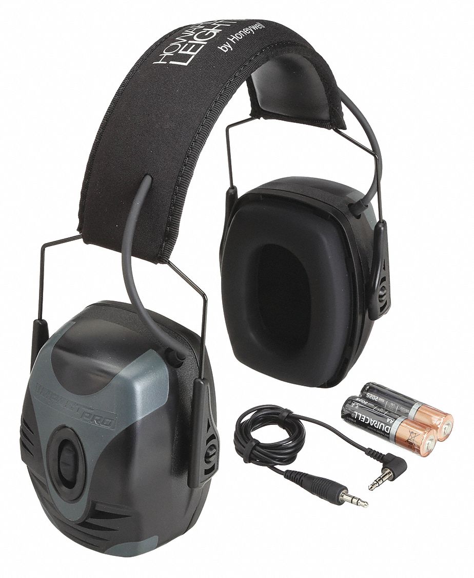 HOWARD LEIGHT, Over-the-Head Earmuff, Active Noise-Suppressing, Ear ...