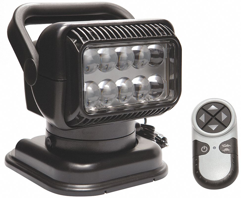 LED Spotlight, Wireless Handheld - Remote Controlled, 40 Watts, 12V DC ...