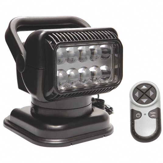 LED Spotlight, Wireless Handheld - Remote Controlled, 40 Watts, 12V DC ...