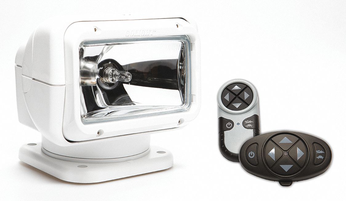 Halogen Spotlight, Dual Wireless - Remote Controlled, 65 Watts, 12V DC ...