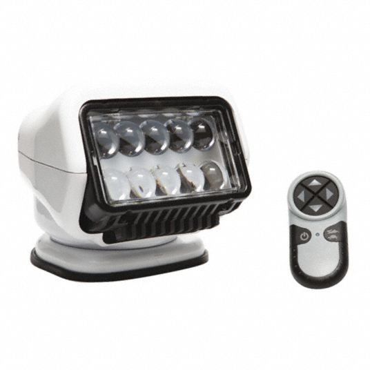 LED Spotlight, Wireless Handheld - Remote Controlled, 40 Watts, 12V DC ...