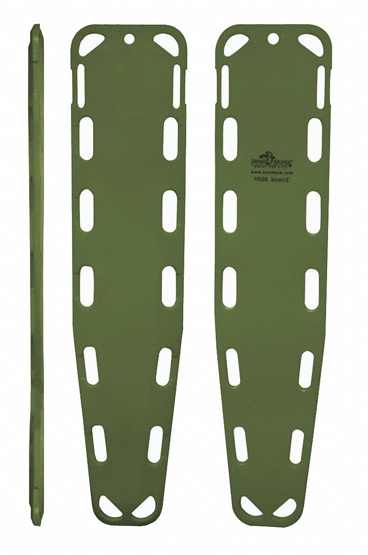 IRON DUCK, Green, 72 in Overall Lg, Backboard - 52WU18|35850-P-OD ...