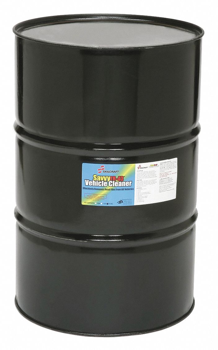 SKILCRAFT, Savvy TR-43 Vehicle Cleaner, 55 gal, Automotive Cleaner ...