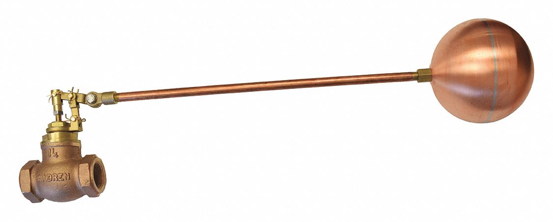 For Water Media, Straight Valve Body, Float Valve Assembly - 52WY38 ...