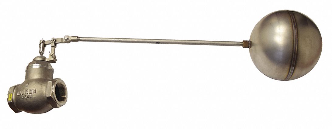 For Water Media, Straight Valve Body, Float Valve Assembly - 52WY64 ...