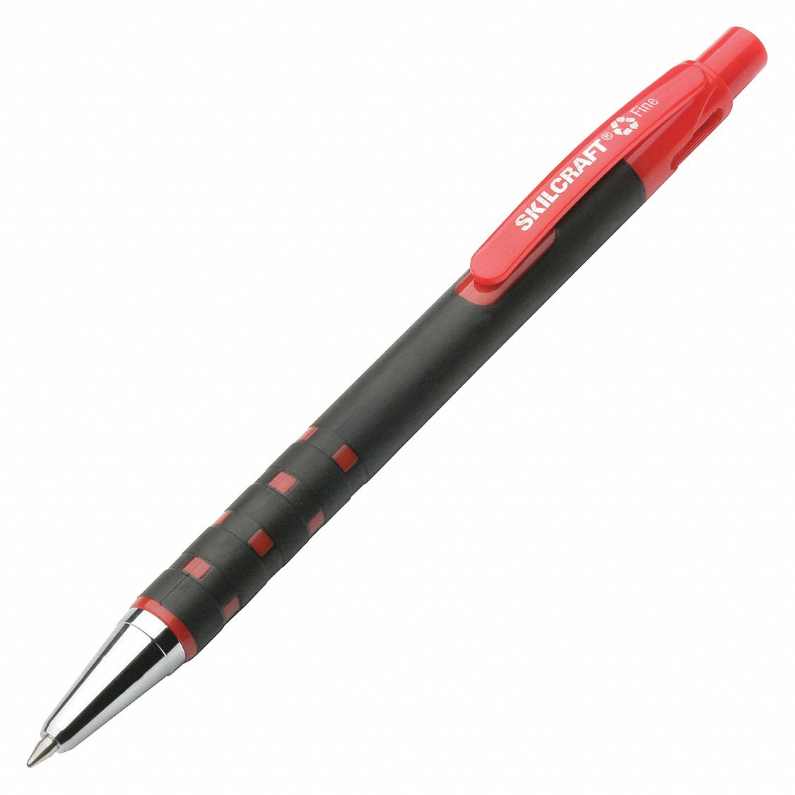 ABILITY ONE, SKILCRAFT® Rubberized Ballpoint, Red, Pen Set - 52WY73 ...