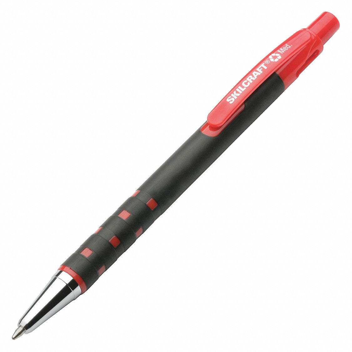 ABILITY ONE, SKILCRAFT® Rubberized Ballpoint, Red, Pen Set - 52WY76 ...
