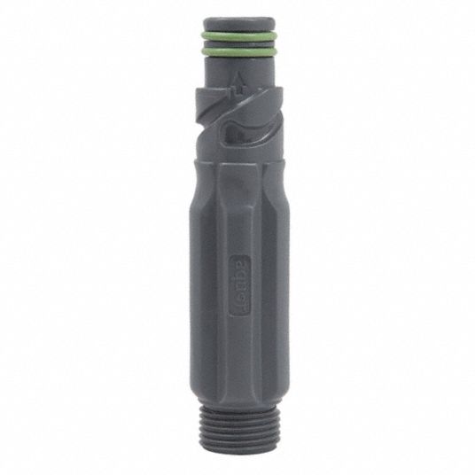 AQUOR WATER SYSTEMS, Acetal, Gray, Hose Connector - 52WY96|CN-S1-G ...