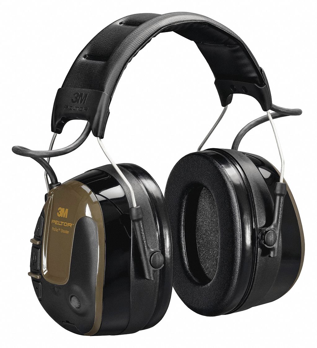 3M, Over-the-Head Earmuff, 26 dB NRR, Electronic Ear Muffs - 52WZ32 ...