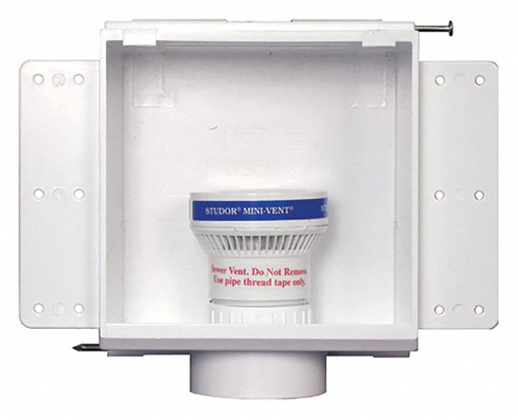 STUDOR Mini Recess Box, For Use With Plumbing Pipes - 52XF19|20381 ...