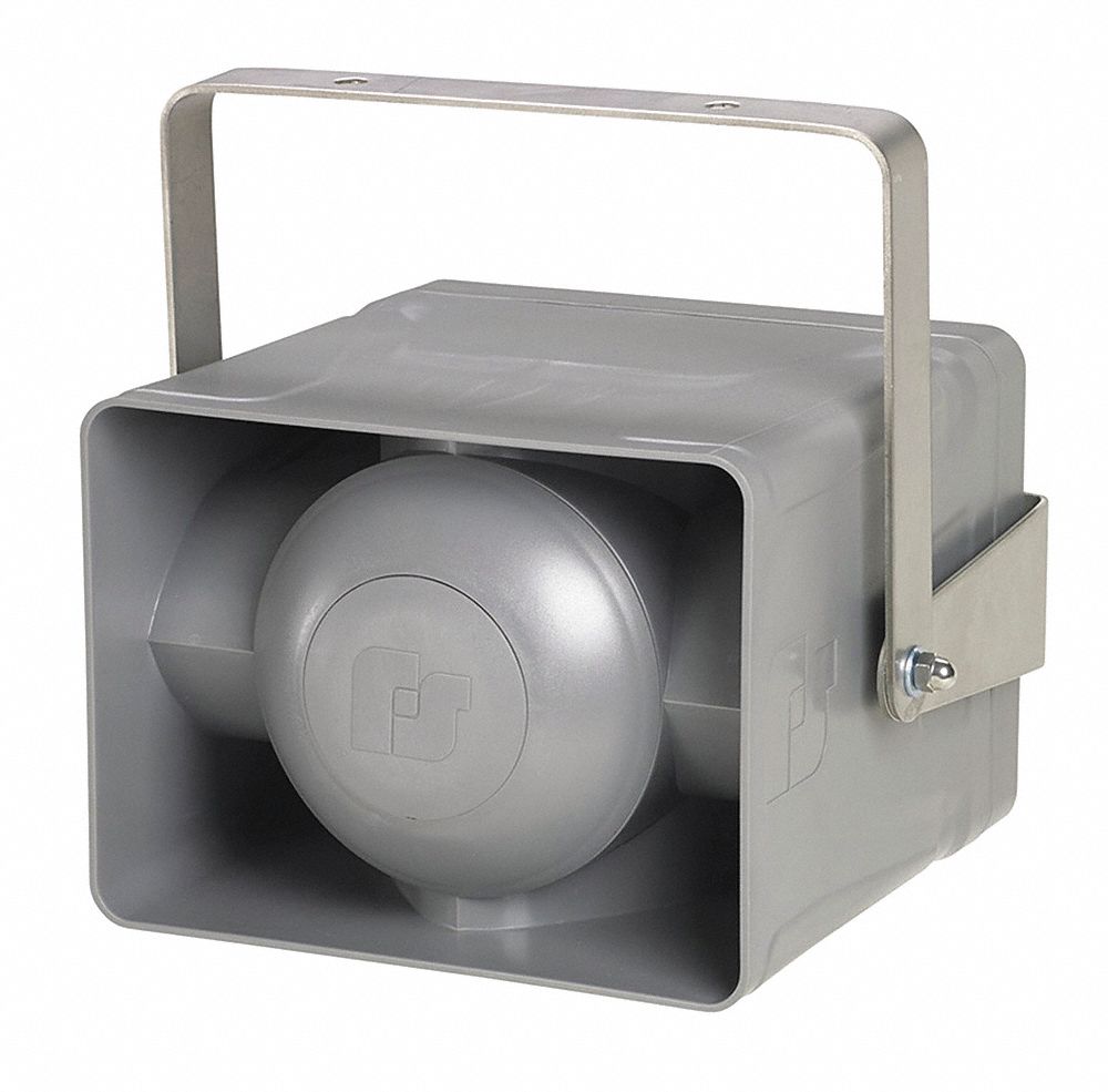 120/240V AC, Indoor/Outdoor, Electronic Siren - 52XJ38|ESIREN-120-240 ...