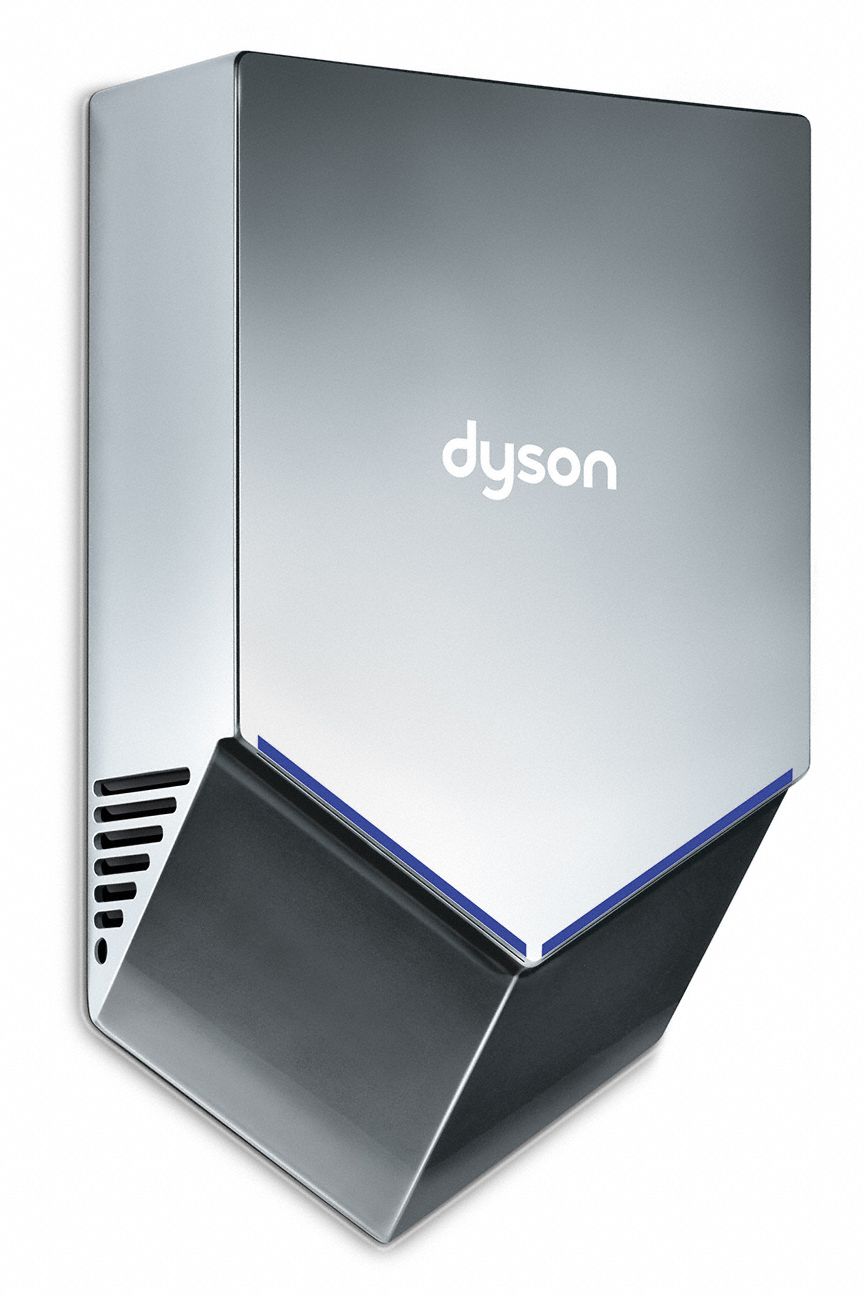 DYSON Polycarbonate ABS, Integral Nozzle, Automatic, Hand Dryer, 110 to ...