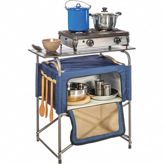 KAMP-RITE TENT COT INC, Aluminum, 32 in Overall Ht, Collapsible Outdoor ...