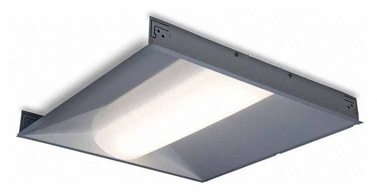 GE LIGHTING RECESSED TROFFER, 29 W MAX, 3500K, 3,300 LUMENS, 114 LUMENS ...