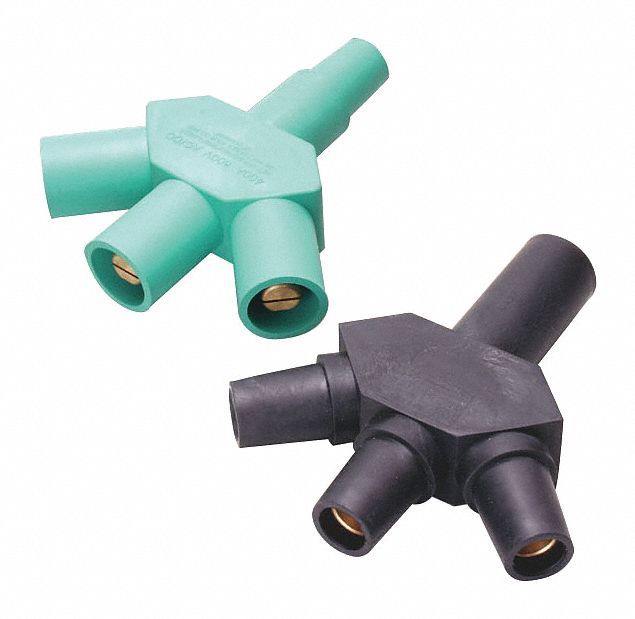 300 A/400 A, Green, Triple Connector - 52YN90|PS3FG - Grainger