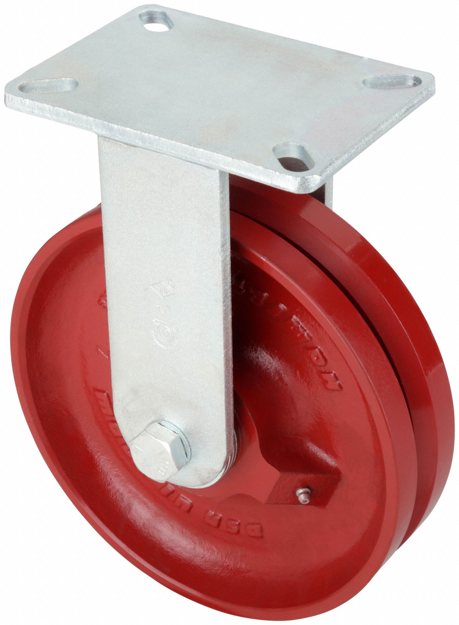 HAMILTON, Rigid, Steel, Plate Caster - 52YU10|R-SECJ-1025VH - Grainger