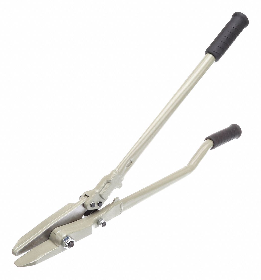 Fits 2 in Strap Wd, Fits .050 Strap Tensile, Strapping Cutter - 52YU72 ...