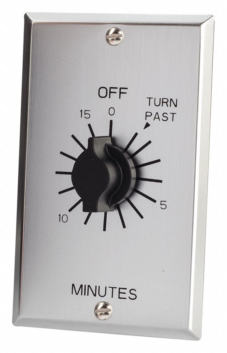 TORK, 15 min Max, 1 min Min, Spring-Wound Timer - 52ZC12|C515M - Grainger