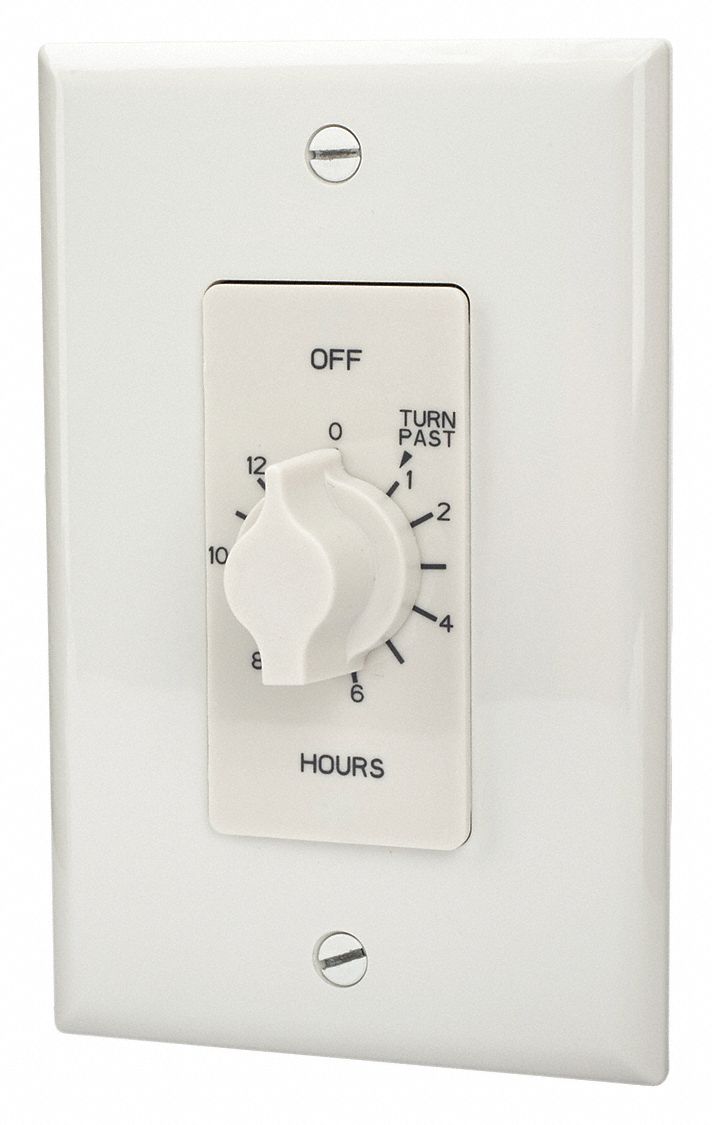 TORK SPRING-WOUND TIMER,SPDT,WHITE,PLASTIC - Spring Wound Timers ...