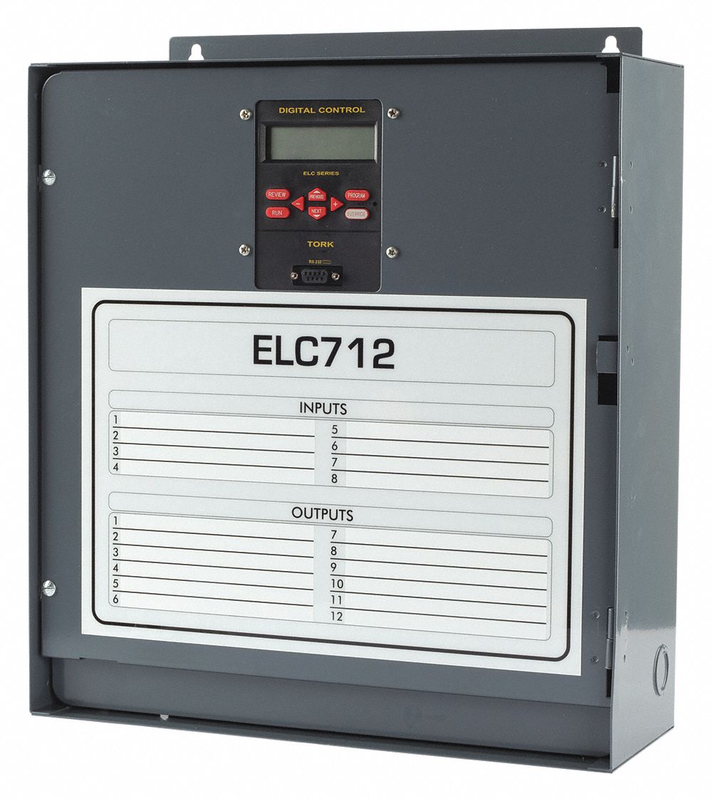 TORK, 365 day, Astronomic, Electronic Timer - 52ZC53|ELC712 - Grainger